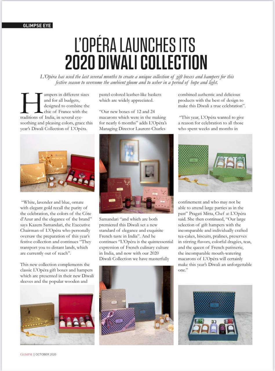 L’OPÉRA’s 2020 Diwali collection, coverage by Glimpse Magazine – L ...
